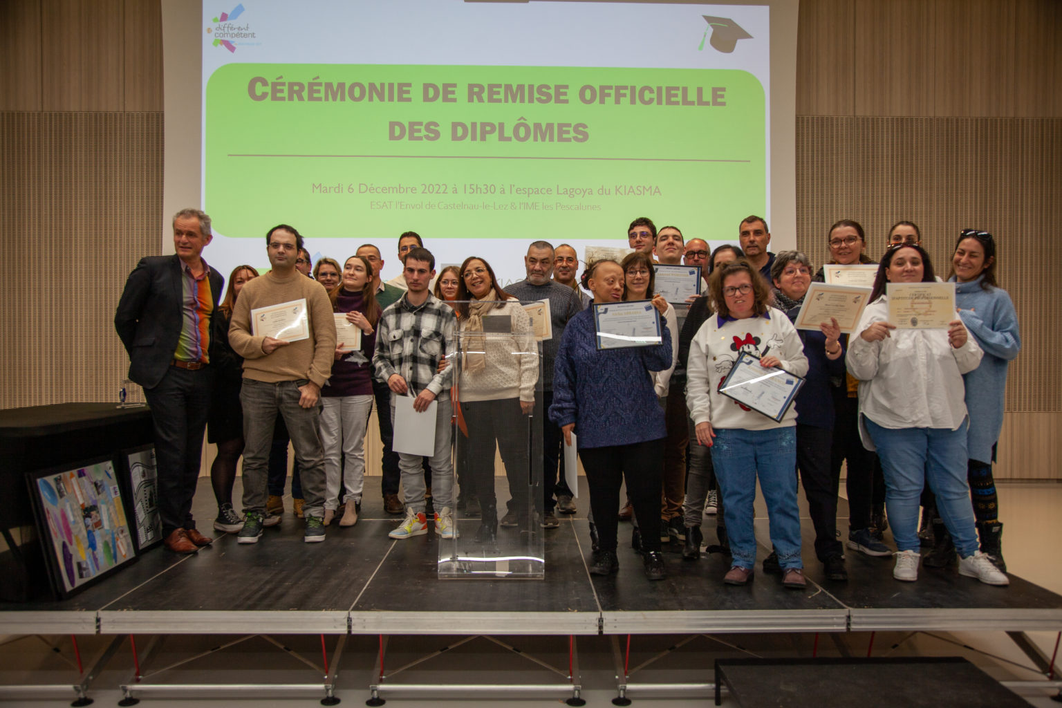 Certifications des lauréats de l'ESAT l'Envol de Castelnau-le-Lez et l ...